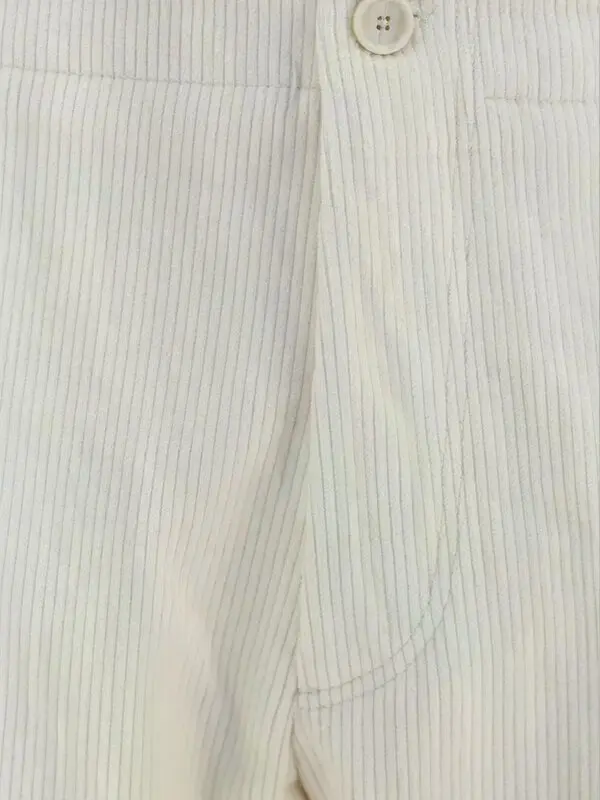 LARDINI Ribbed Straight-leg Trousers