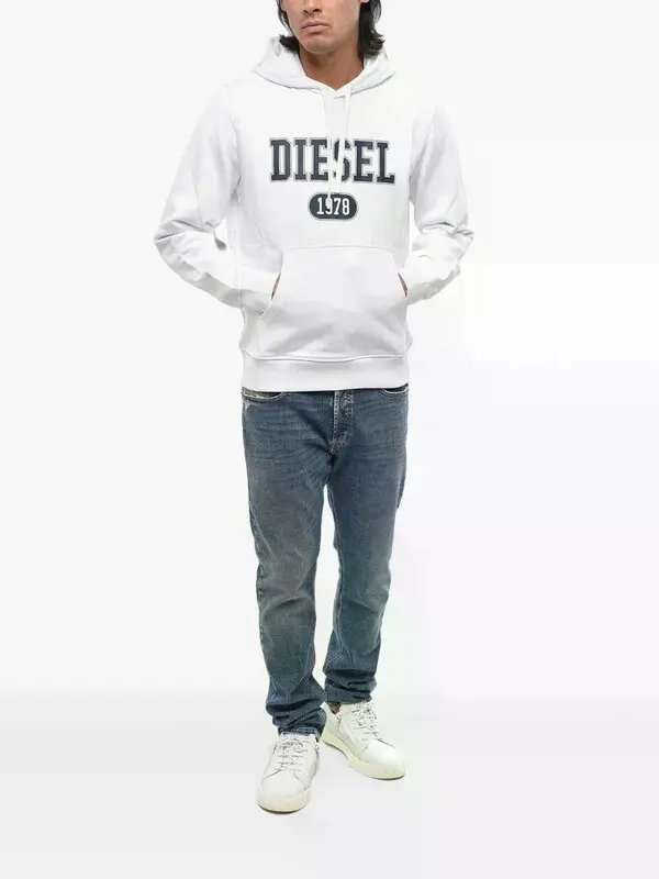 DIESEL® Logo-print Hoodie - White
