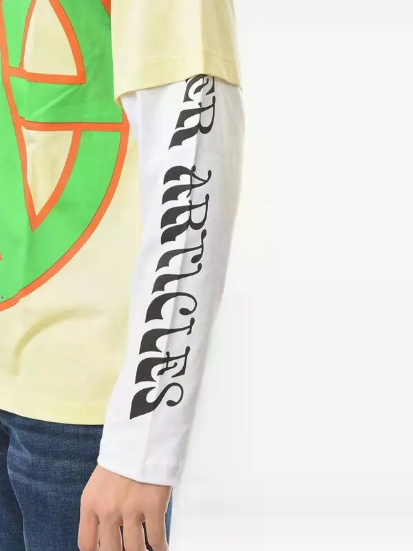 VYNER ARTICLES Print-detail Long-sleeve Top