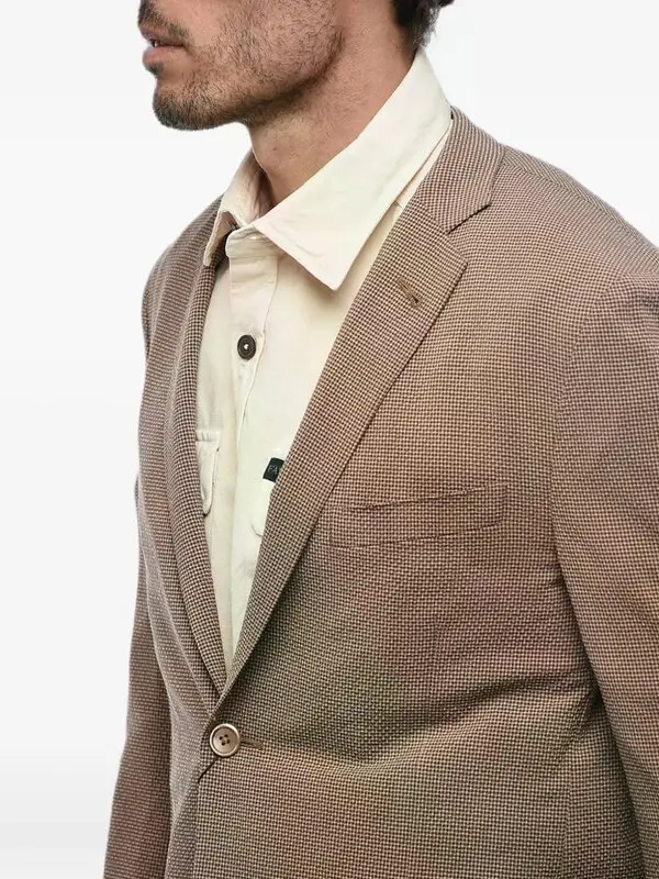 Corneliani Hopsack-weave Half-lined Blazer