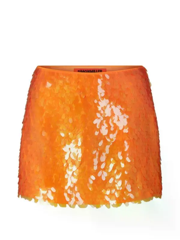 SIMONMILLER Dizzy Mini Skirt - Orange