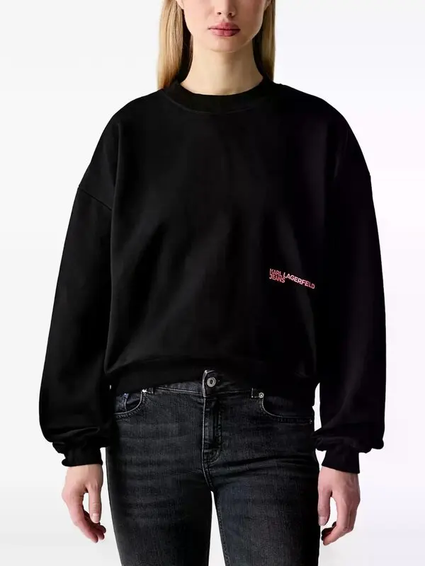 Karl Lagerfeld Logo-print Sweatshirt - Black