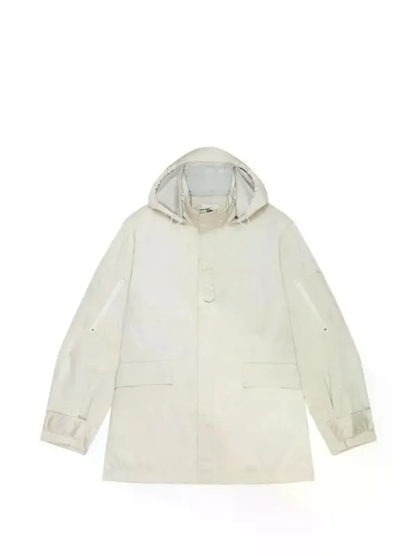 Givenchy Pocket-details Hooded Windbreaker Jacket - Neutrals