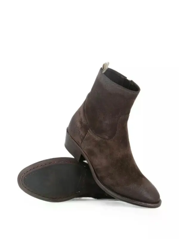 Officine Creative Suede Ankle Boots