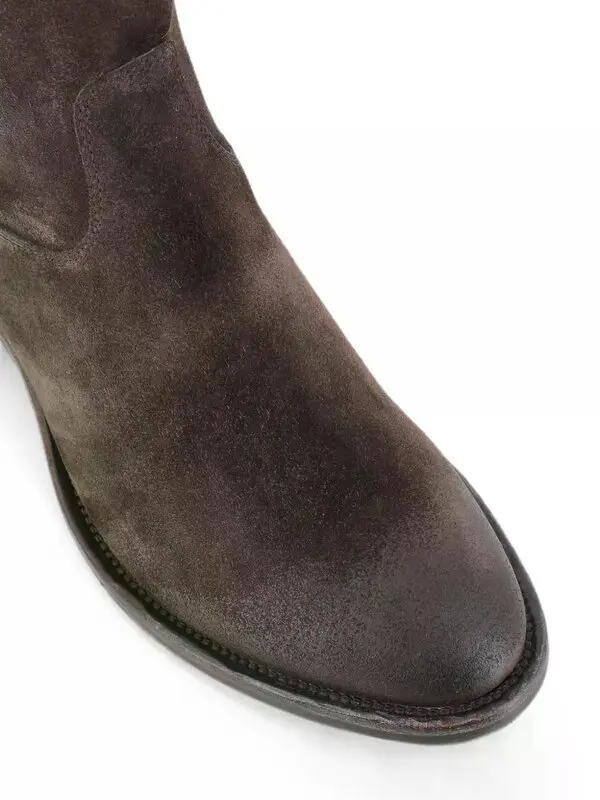 Officine Creative Suede Ankle Boots