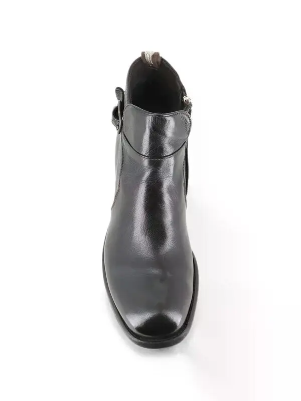 Officine Creative Buckle-detail Side-zip Boots