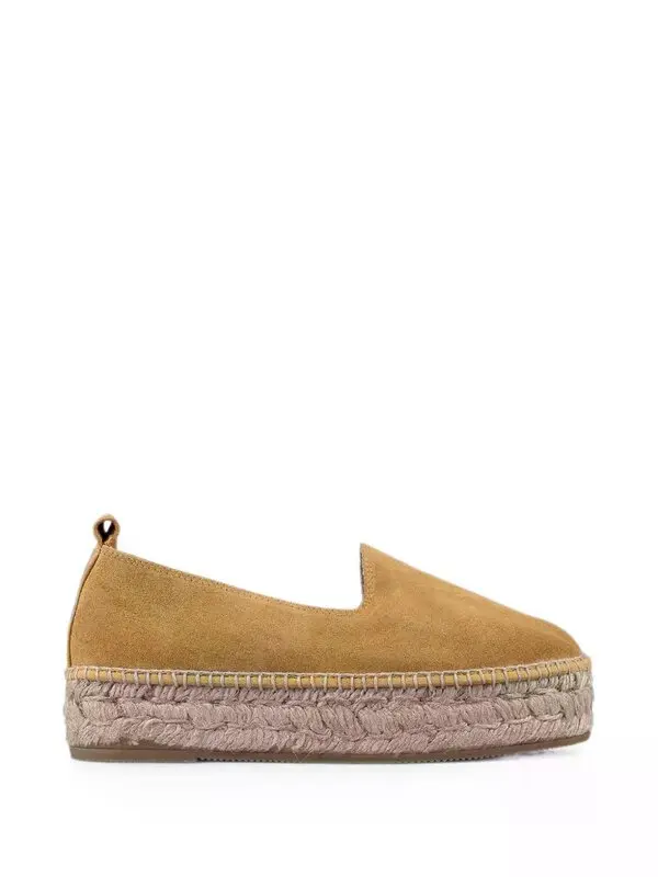 ESPADRILLES Platform Slip-on - Yellow