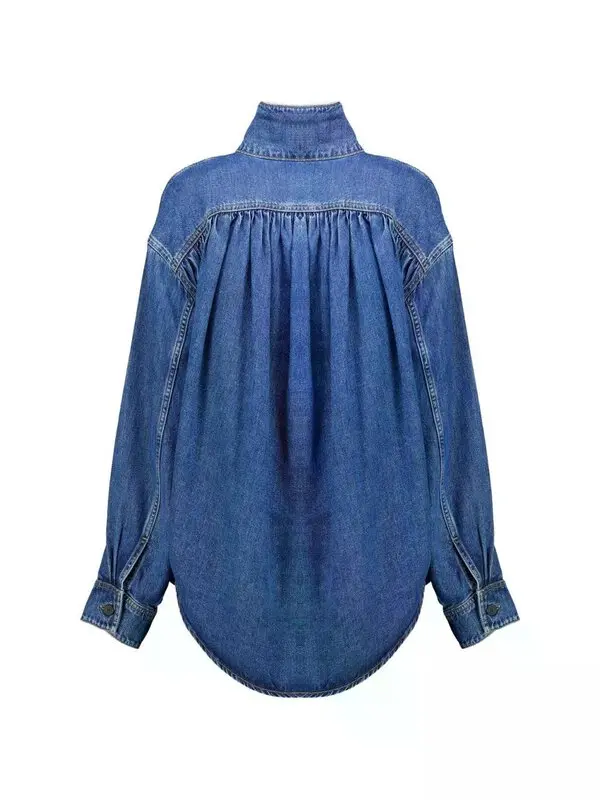 IRO PARIS Julie High-neck Button-up Shirt
