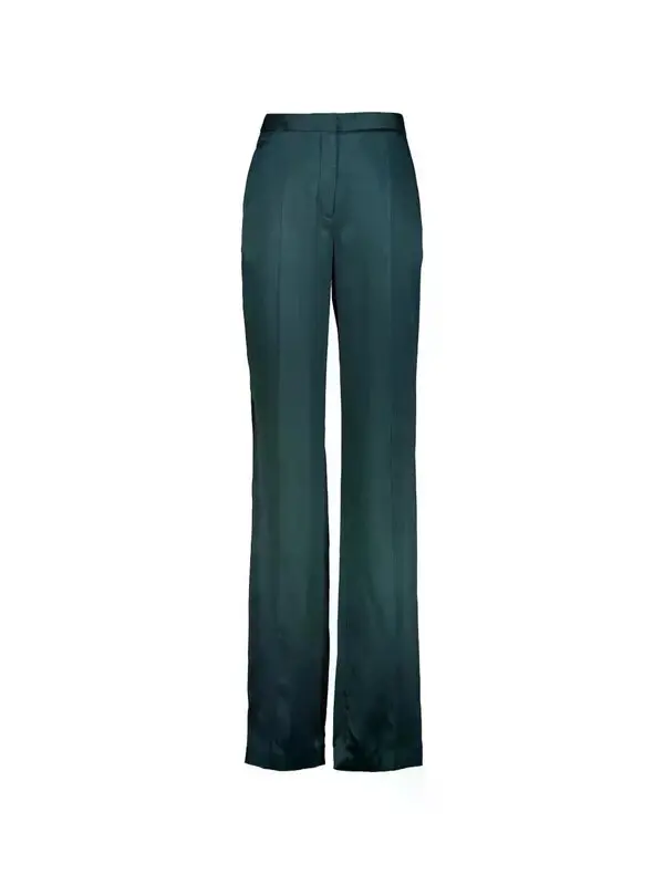 TOM FORD Silk Satin Tuxedo Trousers - Blue