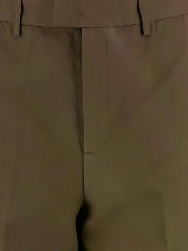 Emporio Armani Pressed-crease Slim-fit Trousers