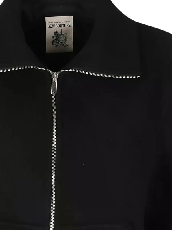 SEMICOUTURE Jeane Zip-up Button-detail Jacket