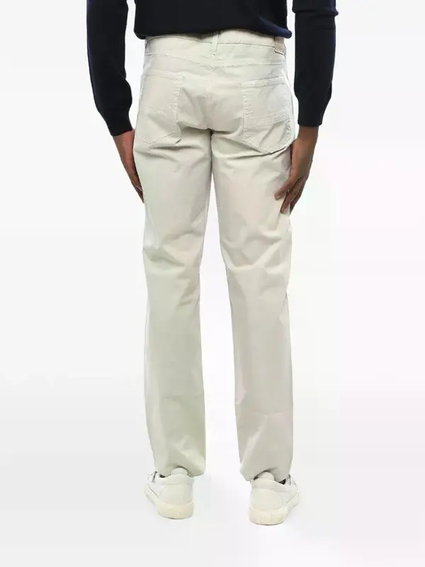 Corneliani Belt-loop Welt-pocket Trousers - Neutrals