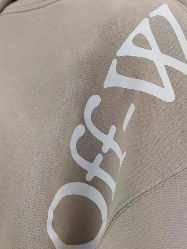 Off-White Vertical Bookish Skate Logo-print Drawstring Hoodie