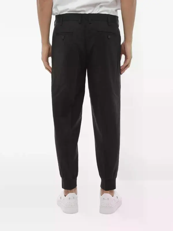 Neil Barrett Cuffed-hem Tailored Trousers - Blue