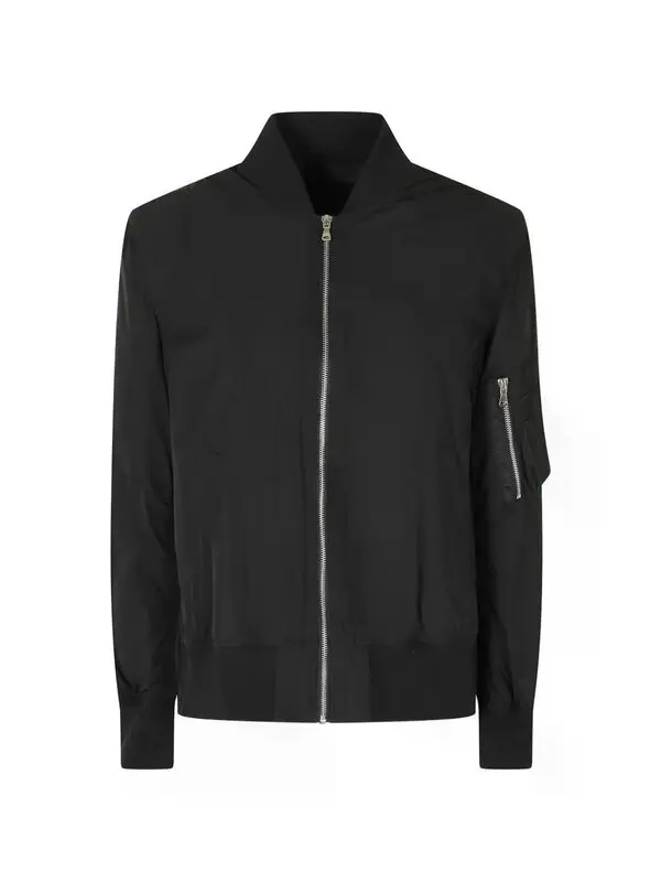 SEMICOUTURE Ada Zip-up Pleated Bomber Jacket