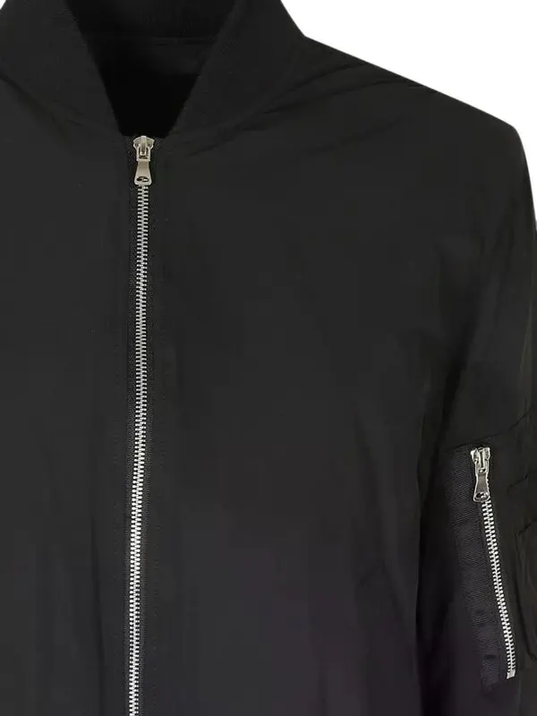 SEMICOUTURE Ada Zip-up Pleated Bomber Jacket