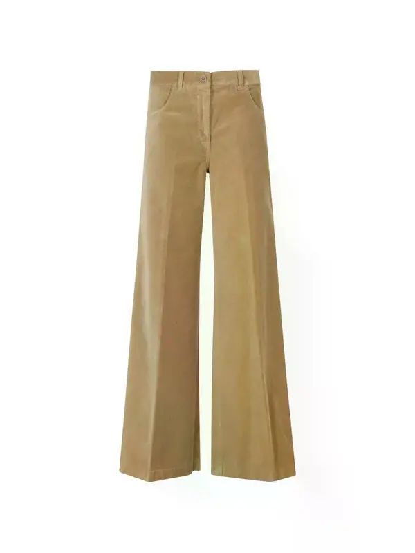 Aspesi Corduroy Wide-leg Trousers - Neutrals