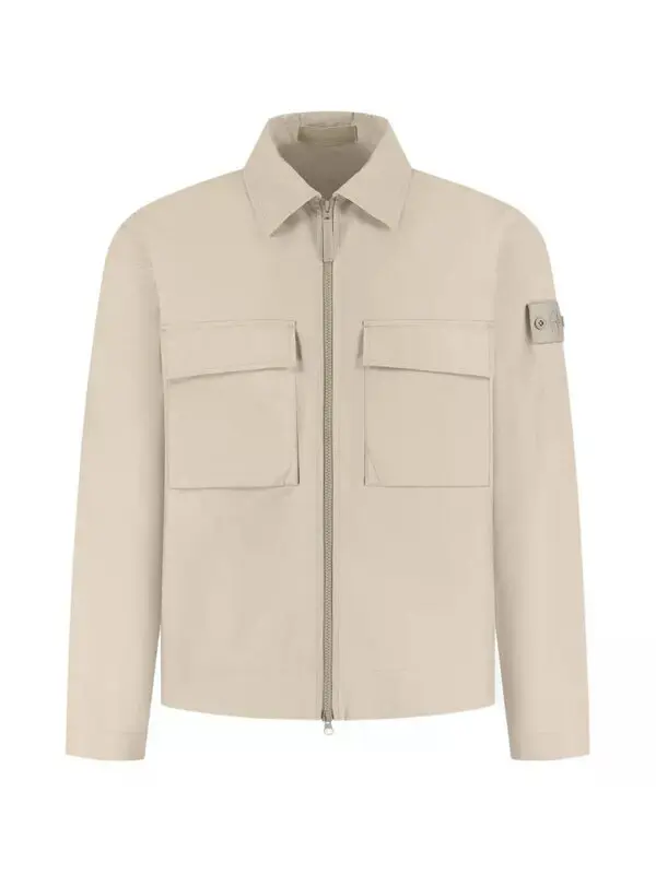 Stone Island Logo-patch Zip-up Jacket