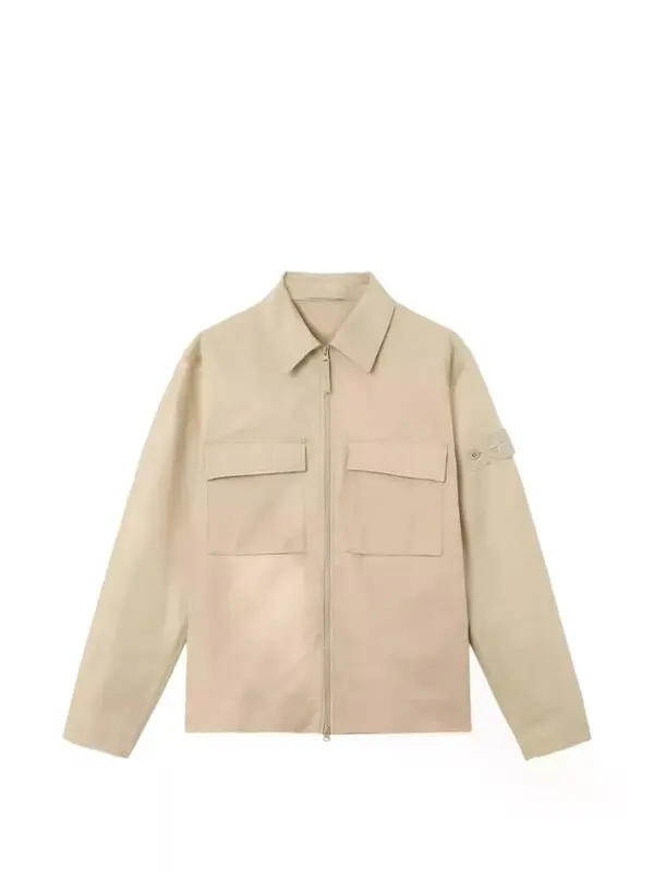 Stone Island Logo-patch Zip-up Jacket