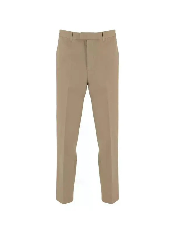 Emporio Armani Logo-patch Trousers - Neutrals