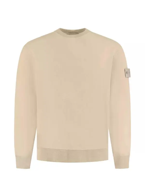 Stone Island Logo-patch Sweater - Neutrals