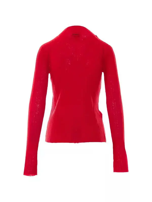 Pinko Ribbed-knit Long-sleeve Sweater