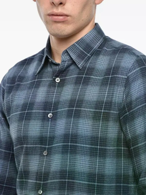 Theory Plaid-pattern Shirt