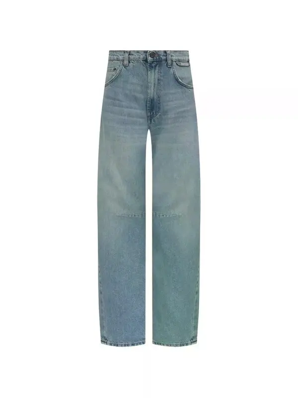 Iceberg Faded Straight-leg Jeans - Blue