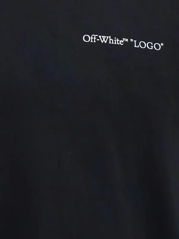 Off-White Logo-print Short-sleeved T-shirt - Black