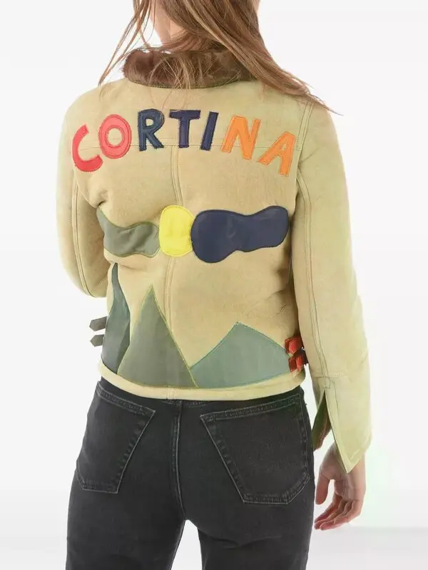 History Repeats Embroidered Shearling Jacket