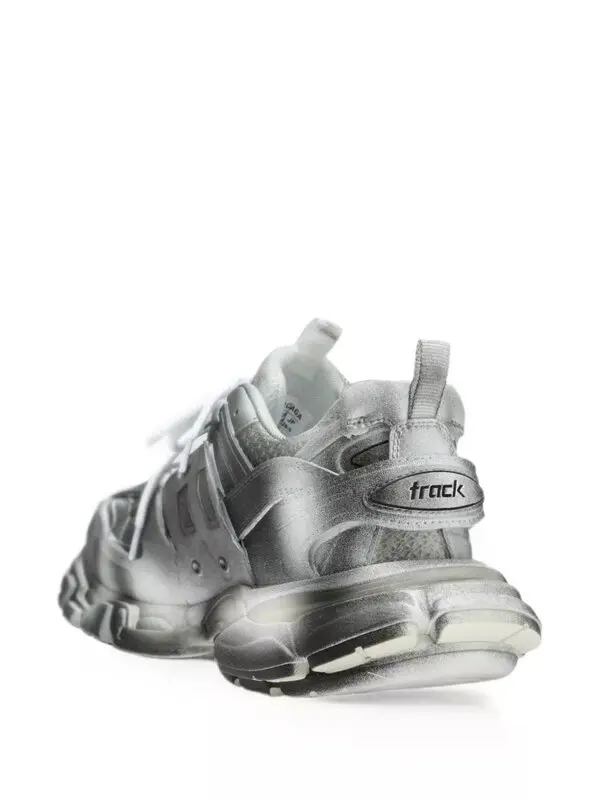 Balenciaga Track Panelled Sneakers - Black