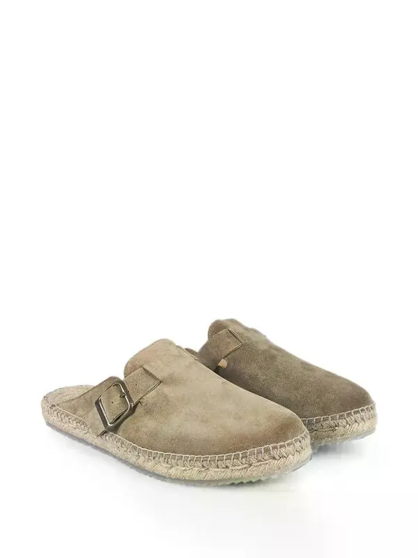 ESPADRILLES Buckle-fastening Suede Sandals
