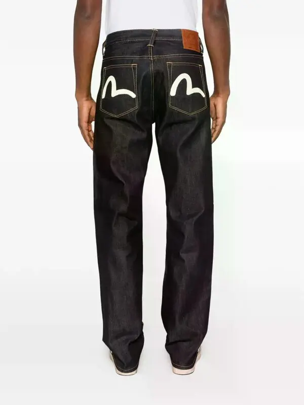 EVISU Seagull Contrast-stitch Jeans