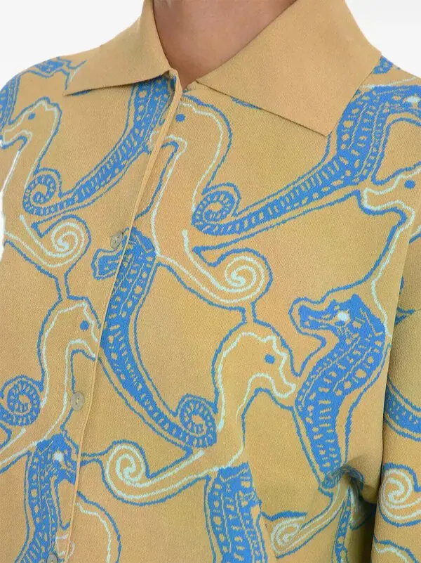 SAMSOE SAMSOE Embroidered Short-sleeve Shirt