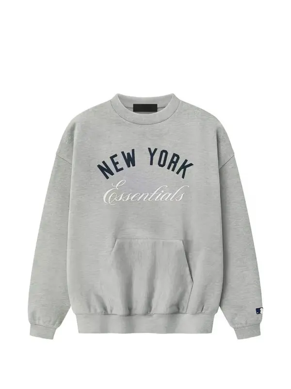 Fear Of God Essentials Logo-print Sweatshirt - Grey