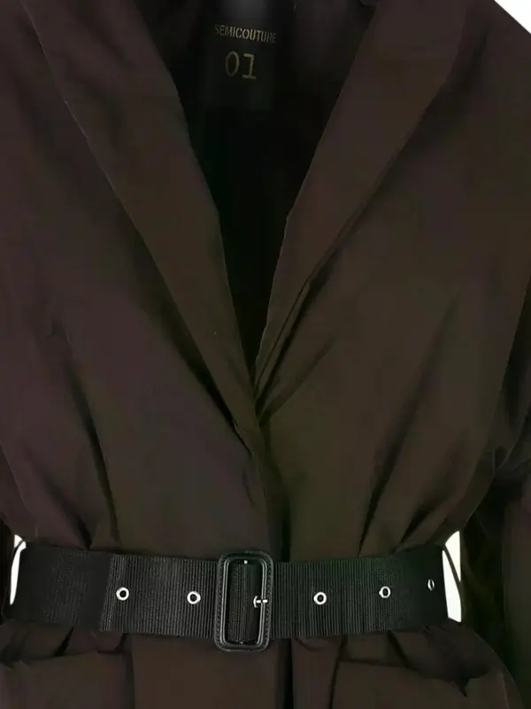 SEMICOUTURE Fay Belted Padded Jacket