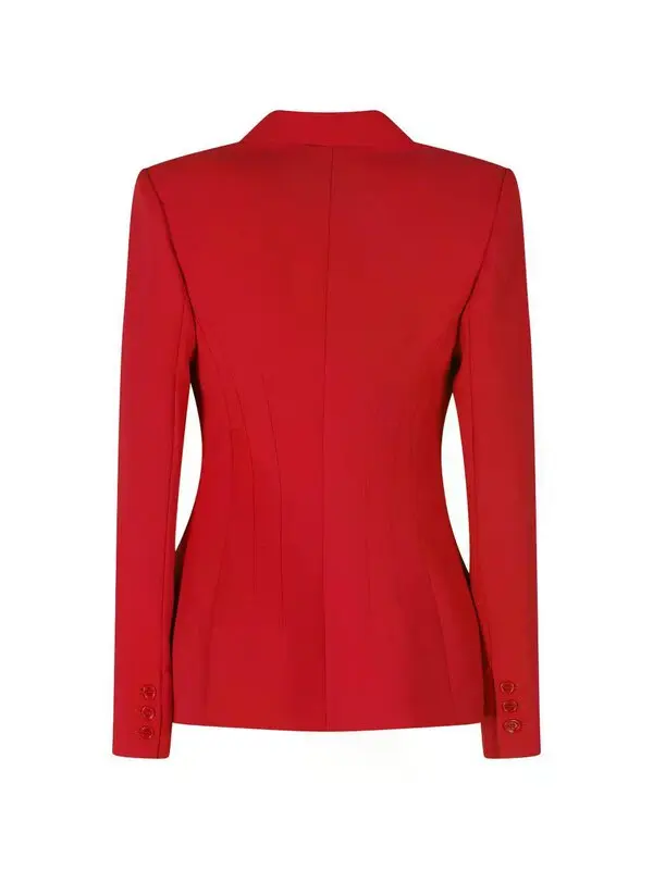 Elisabetta Franchi Double-breasted Peaked-lapel Jacket