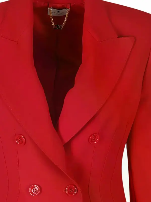 Elisabetta Franchi Double-breasted Peaked-lapel Jacket