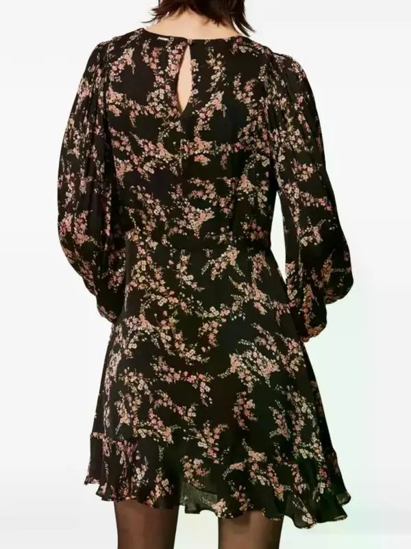 TWINSET Floral-print Ruffled Mini Day Dress