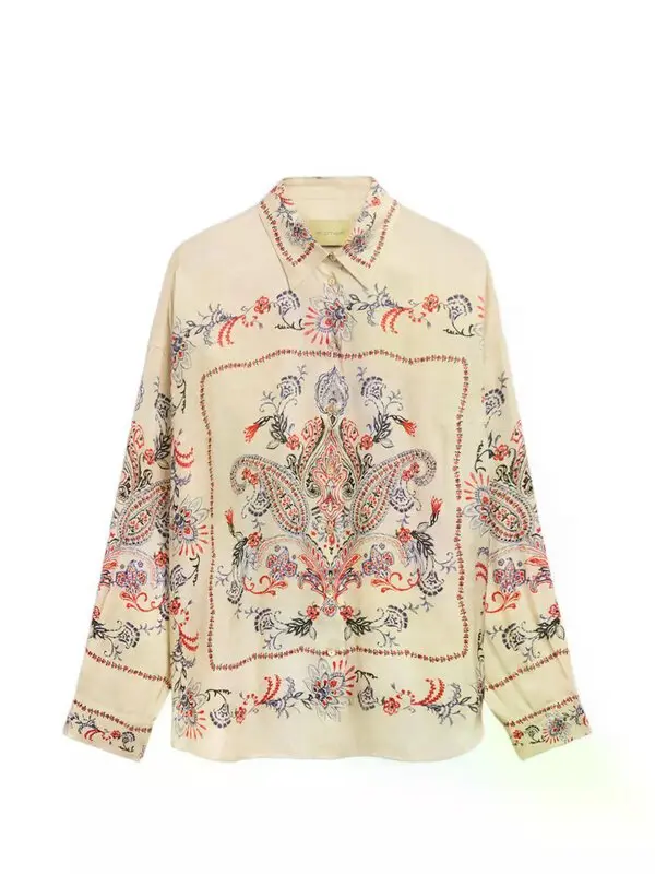 Momoni Pitanga Bis Printed Shirt - Neutrals