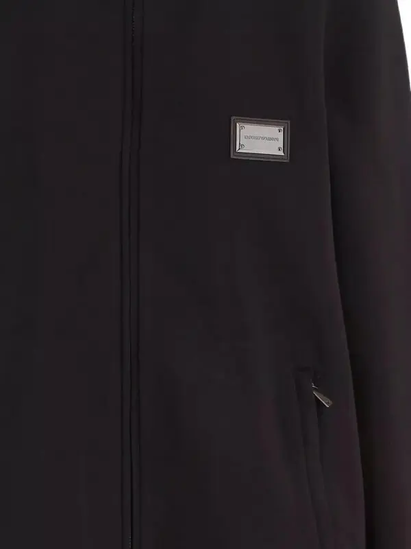 Emporio Armani Logo-plaque Zip-up Sweater