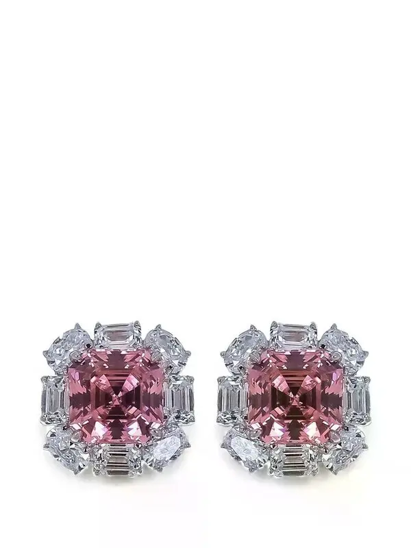 FANTASIA BY DESERIO Flower Stud Earrings