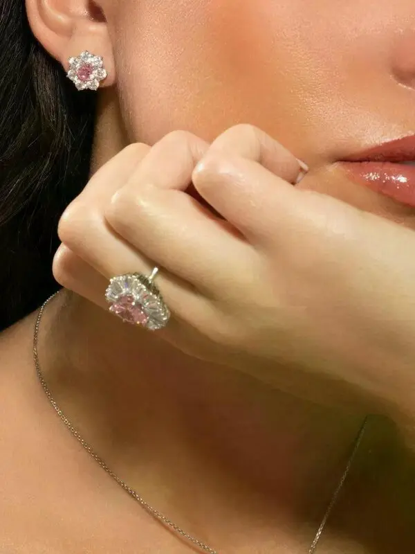 FANTASIA BY DESERIO Flower Stud Earrings