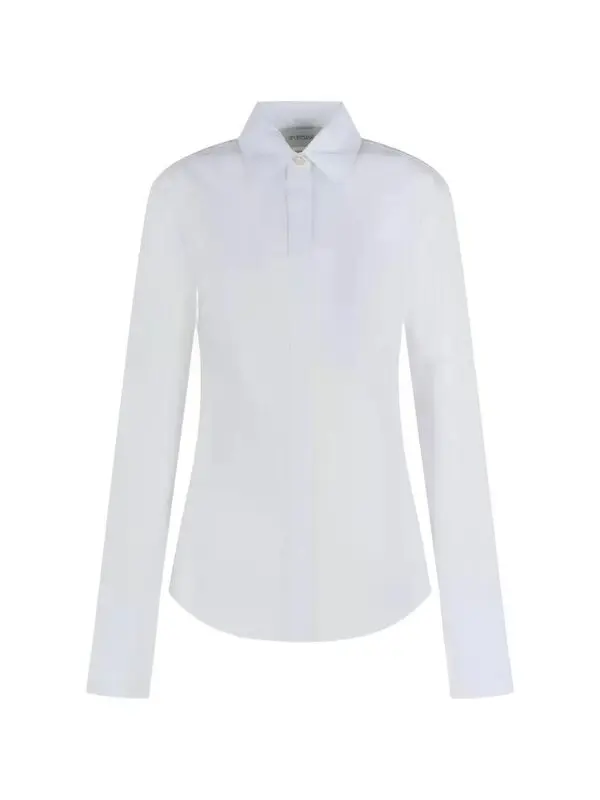 Sportmax Poplin Concealed-buttoning Shirt