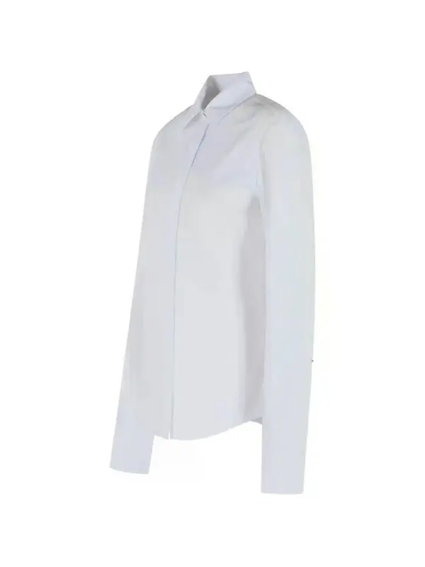 Sportmax Poplin Concealed-buttoning Shirt