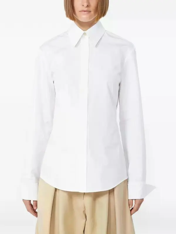 Sportmax Cotton Poplin Shirt - White