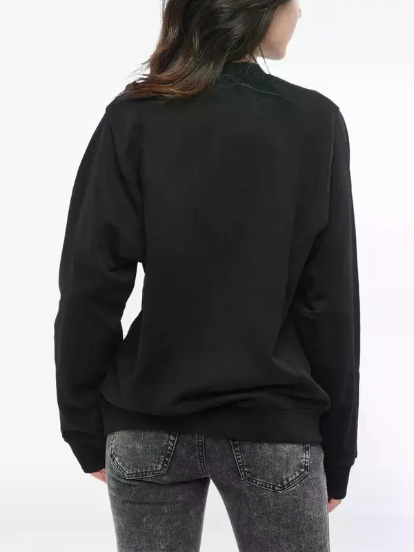 DIESEL® Logo-print Brushed Sweatshirt