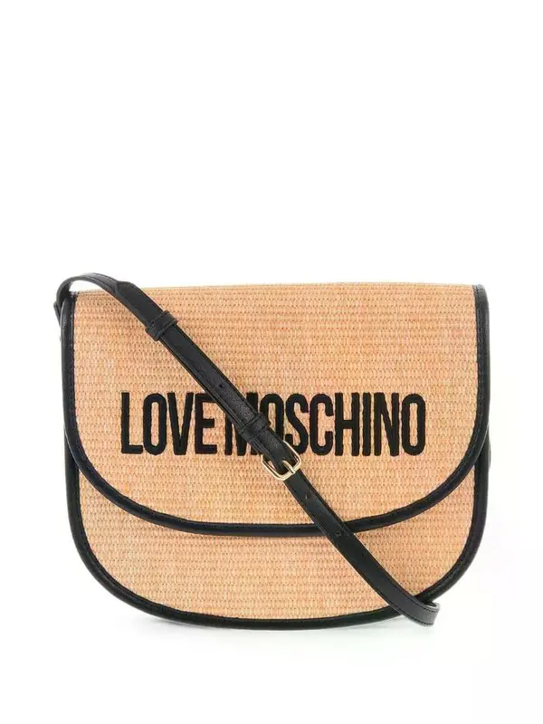 Moschino Logo-embroidered Cross Body Bag
