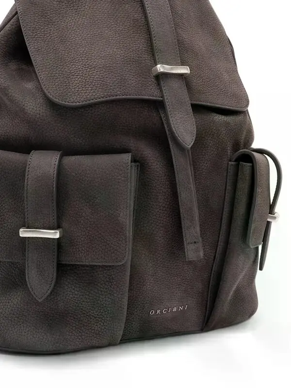 Orciani Nabucco Leather Backpack