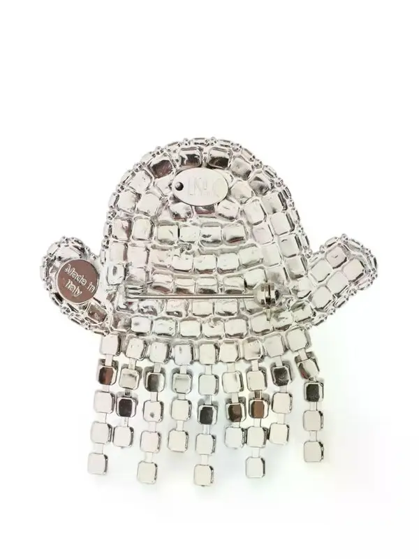 Lisa C Crystal-embellished Ghost Brooch
